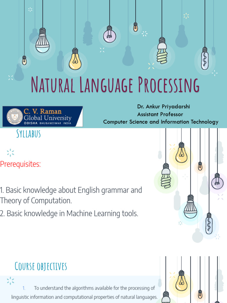 NLP Unit 1 | Download Free PDF | Machine Learning | Artificial Intelligence
