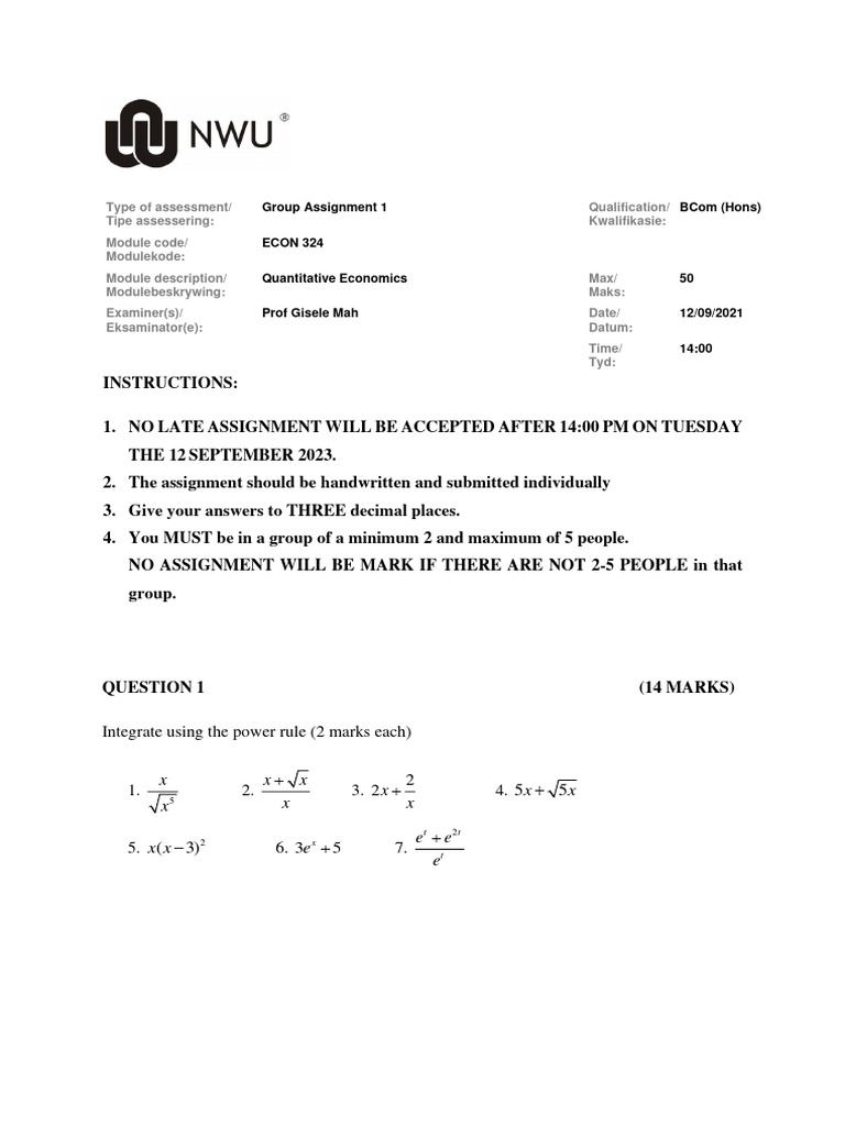 Integration Group Assignment 1 Unit4 | PDF Integration Group Assignment 1 Unit4 | PDF