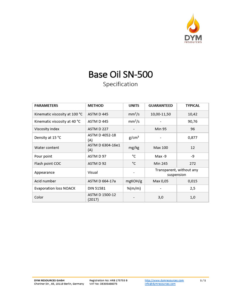 SN 500 | PDF