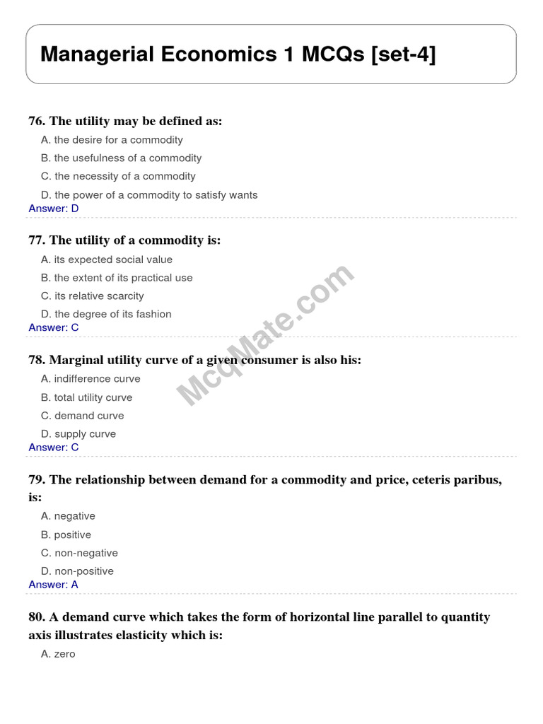 Utility and Demand in Economics | PDF | Average Cost | Demand