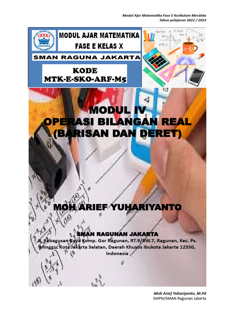 Modul Ajar 5 MTK Fase e | PDF