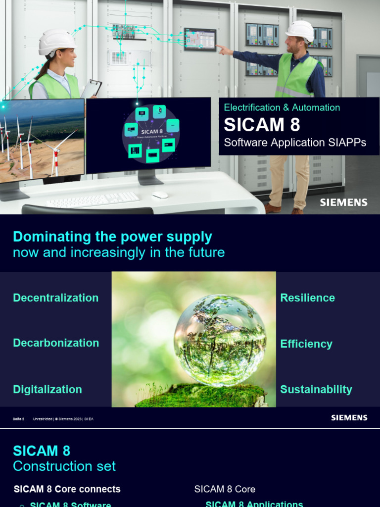 4-SICAM SIAPP Presentation | PDF | Application Software | Installation (Computer Programs)