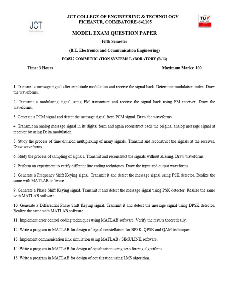 CS Lab QP Model Exam | PDF