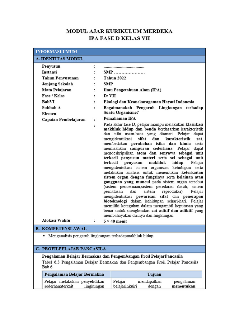 Ma Fase d7 Ipa Bab 6 | PDF