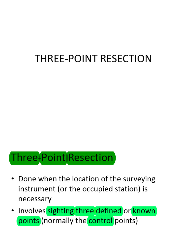 Three-Point Resection | PDF | Triangle | Trigonometry