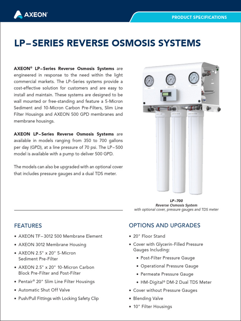 Axeon 4 | PDF | Osmosis | Membrane