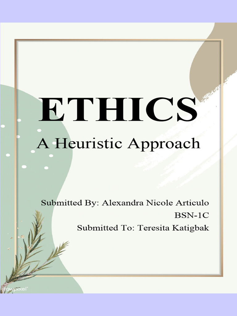 ETHICS | PDF | Reason | Virtue Ethics