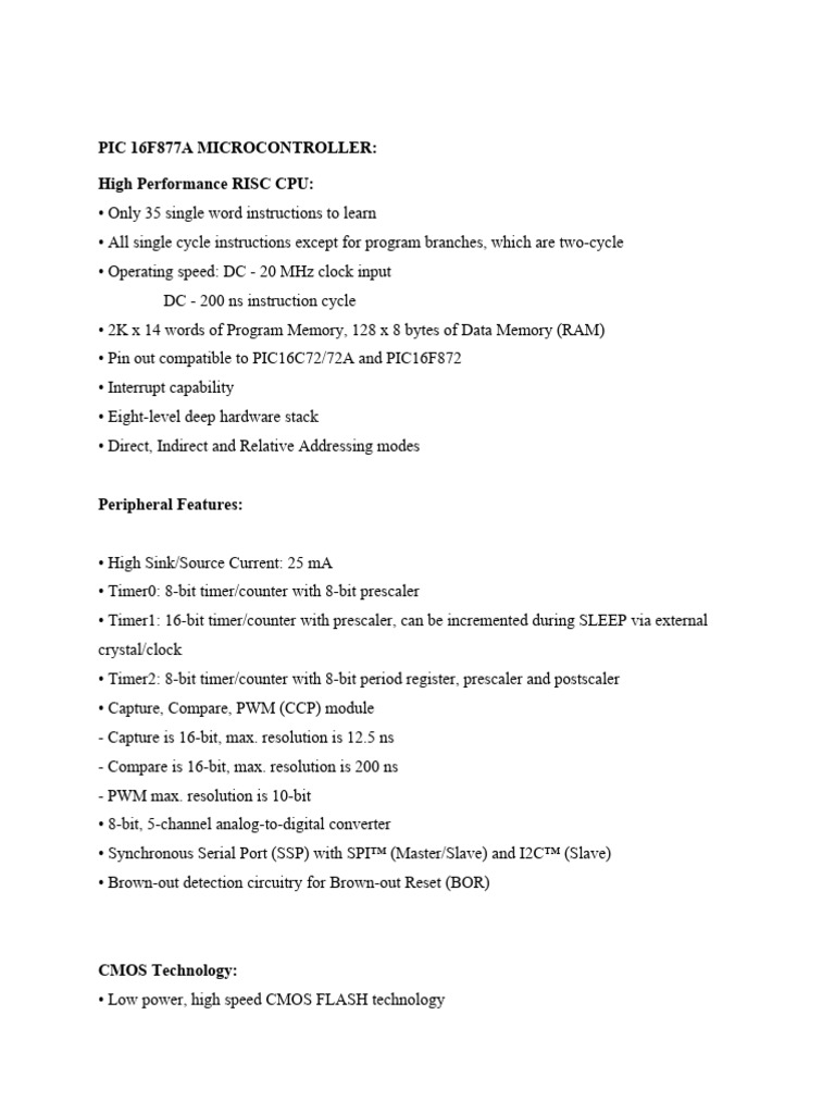 Micro Controller | PDF | Analog To Digital Converter | Microcontroller