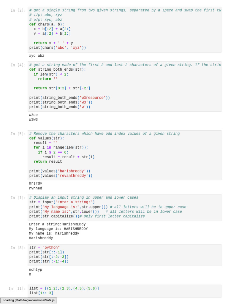 Python Strings Pdf Computer Science Computer Engineering