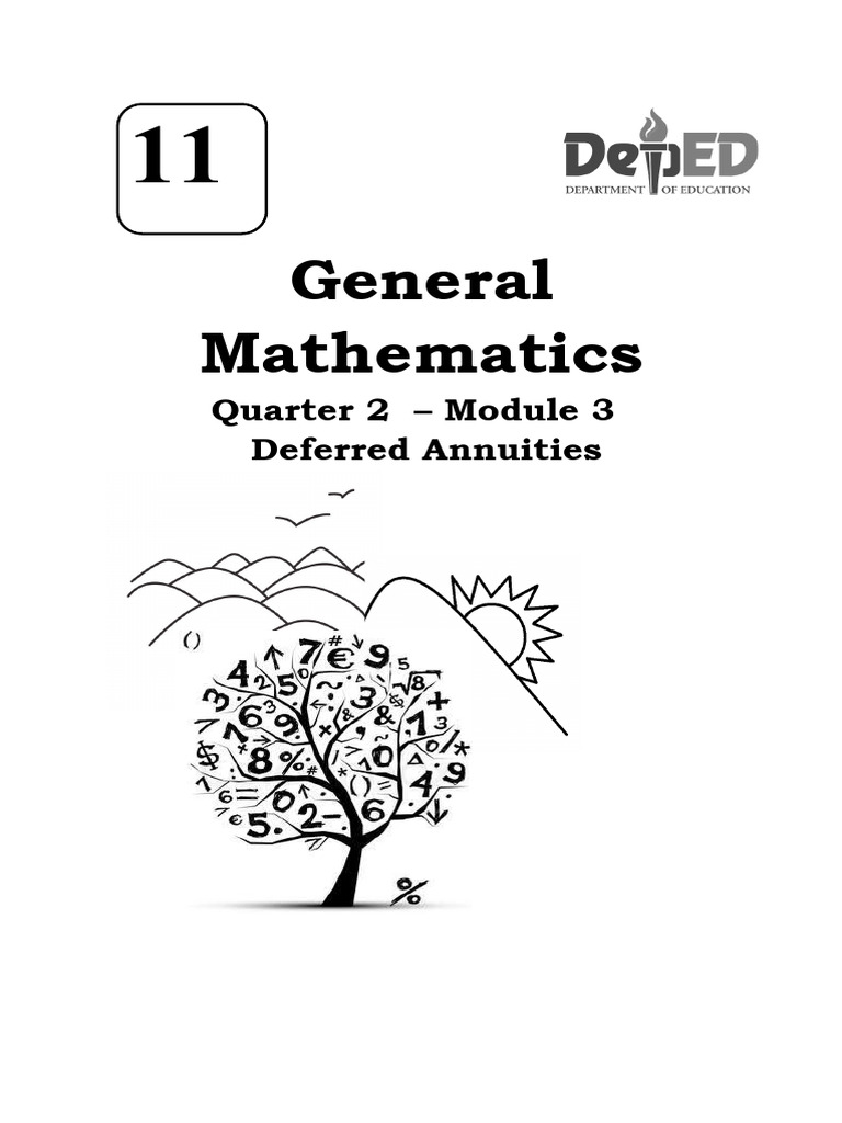 Gen Math - Q2 - SLM - WK3 | PDF | Present Value | Life Annuity