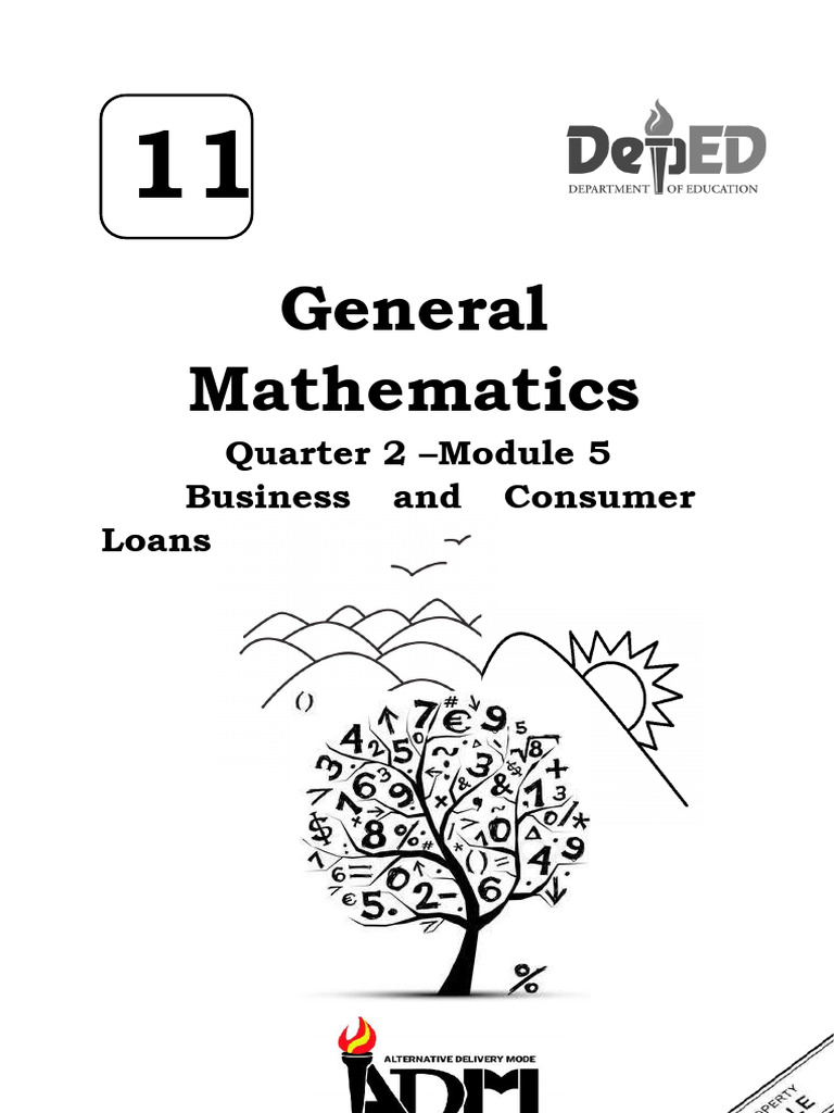 Gen Math - Q2 - SLM - WK5 | PDF | Loans | Mortgage Loan