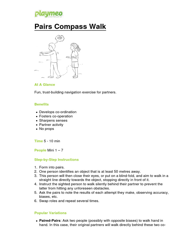Pairs Compass Walk | PDF
