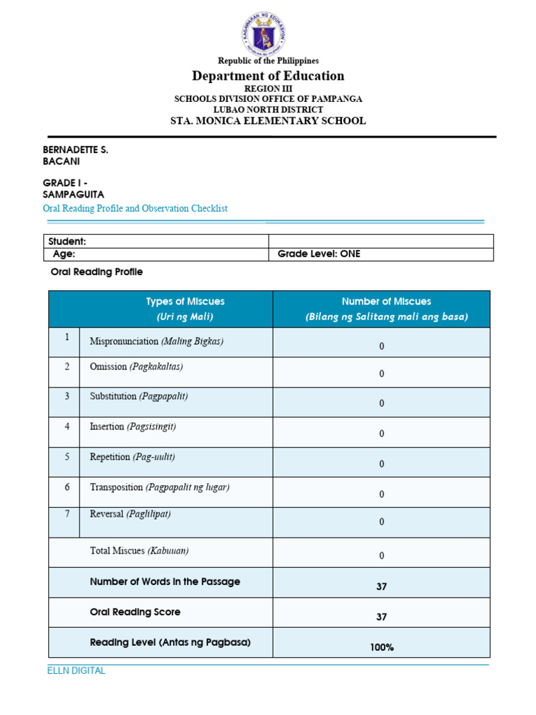 Assignment 11-Grade 1 | PDF | Literacy | Learning
