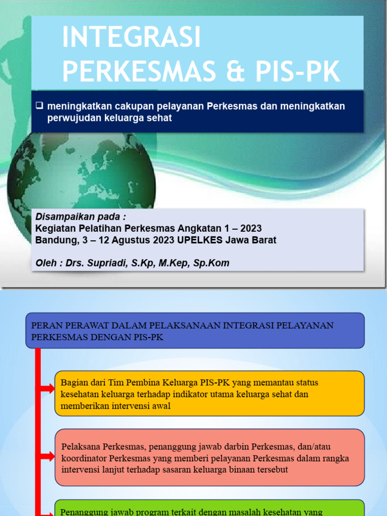 Integrasi Perkesmas-PIS PK | PDF