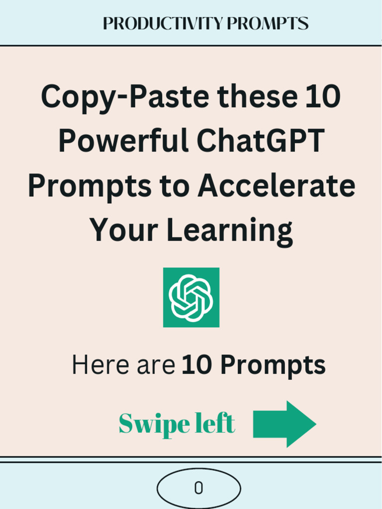 10 Powerful AI Prompts for Learning | PDF | Learning | Artificial ...