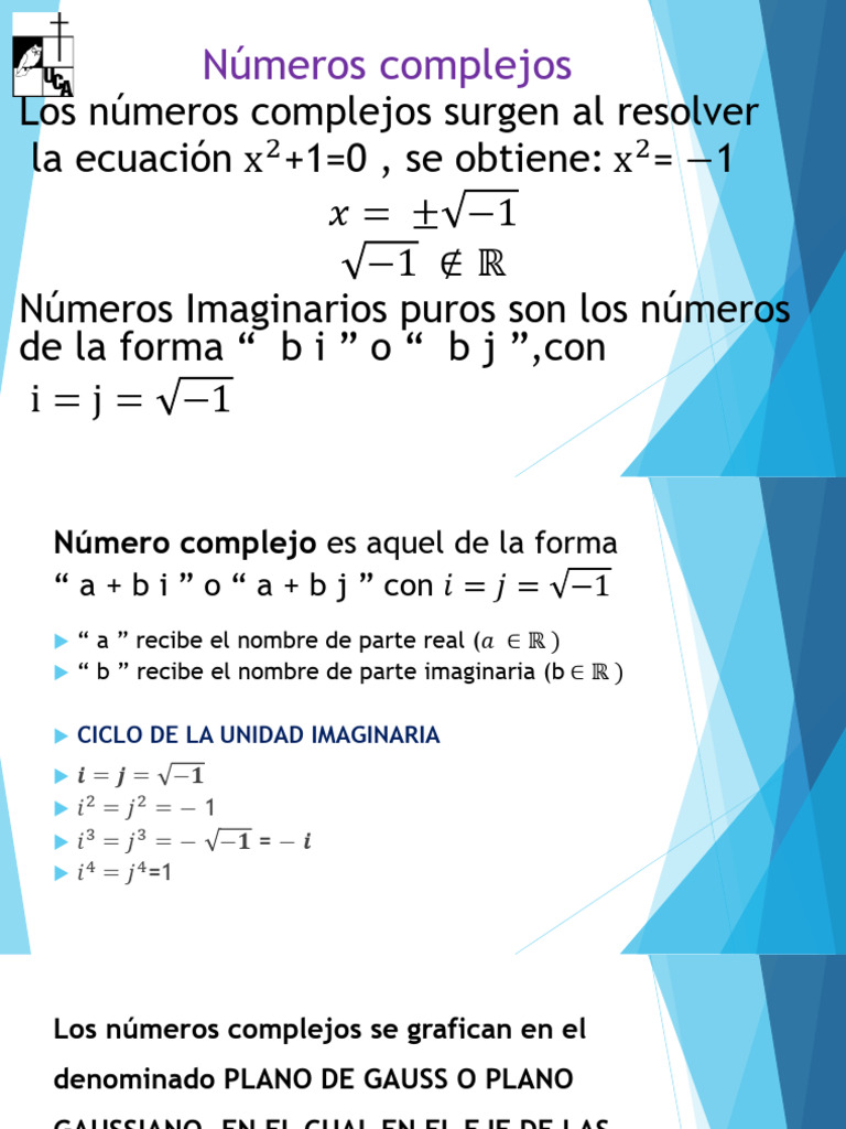Números complejos. FORMA RECTANGULAR Y BINOMIAL. | PDF | Número complejo | Matemática Elemental