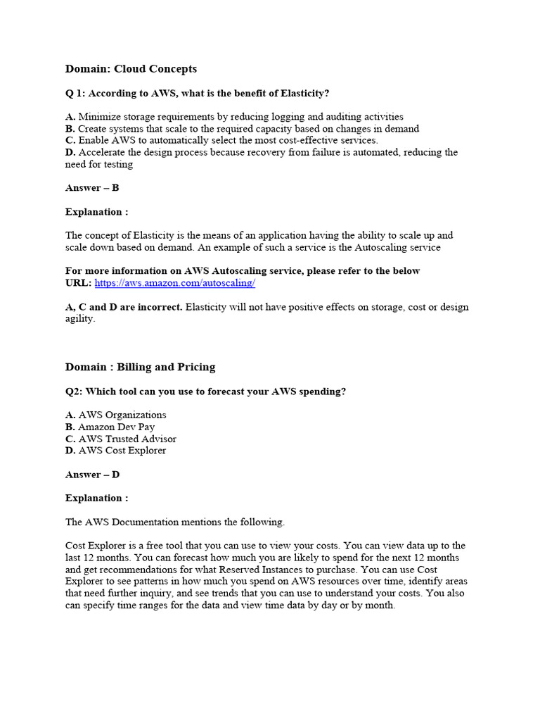 Domain Wise | PDF | Cloud Computing | Amazon Web Services