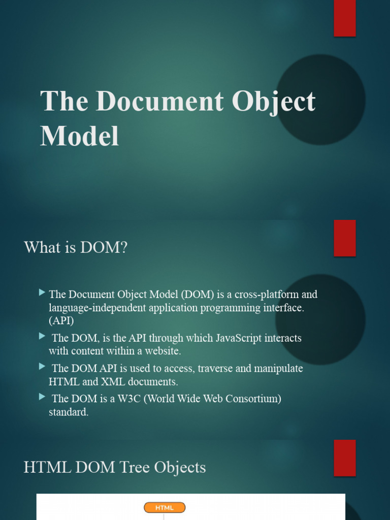 The Document Object Model Chapter 5 | PDF | Document Object Model | Html