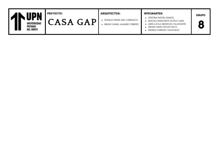 Casa Gap Correcto | PDF