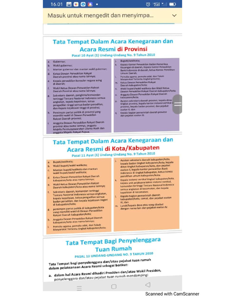 Bahan Perkuliahan Protokoler | PDF