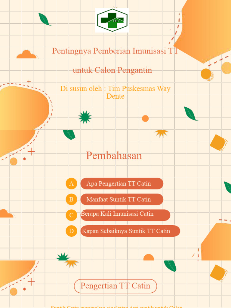 Materi TT Catin Puskesmas Way Dente | PDF
