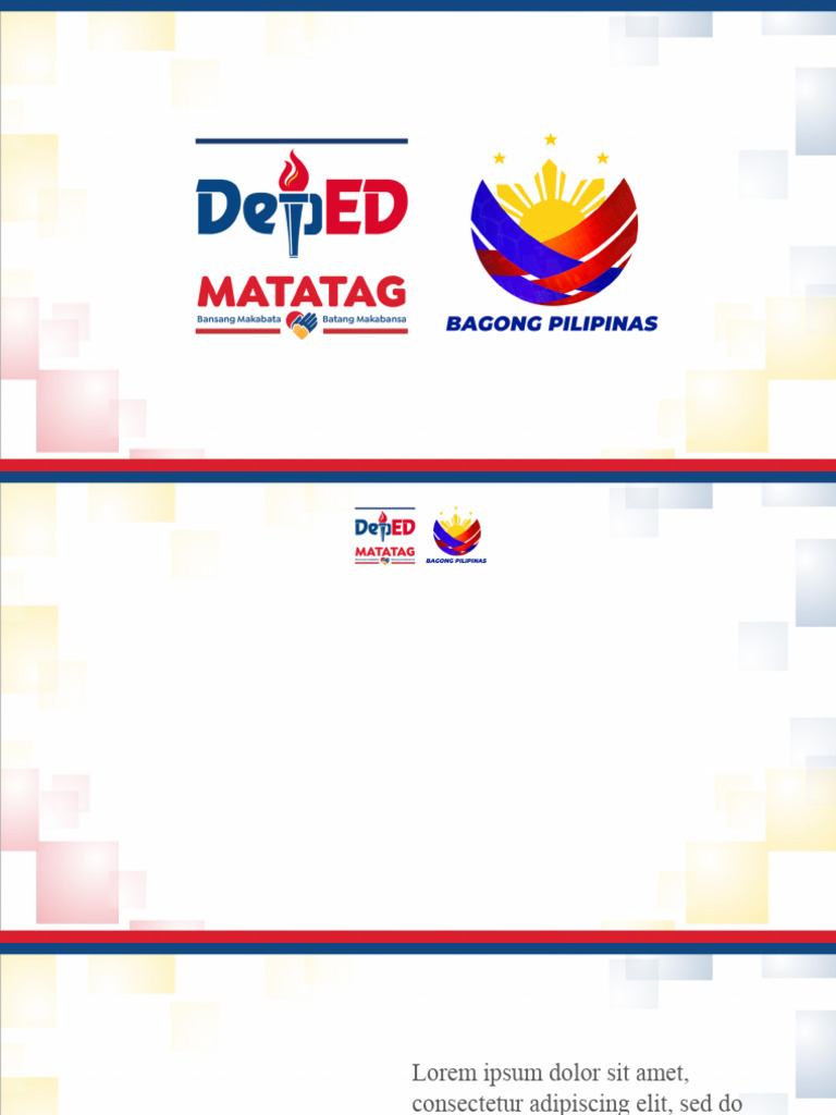 MATATAG With Bagong Pilipinas | PDF