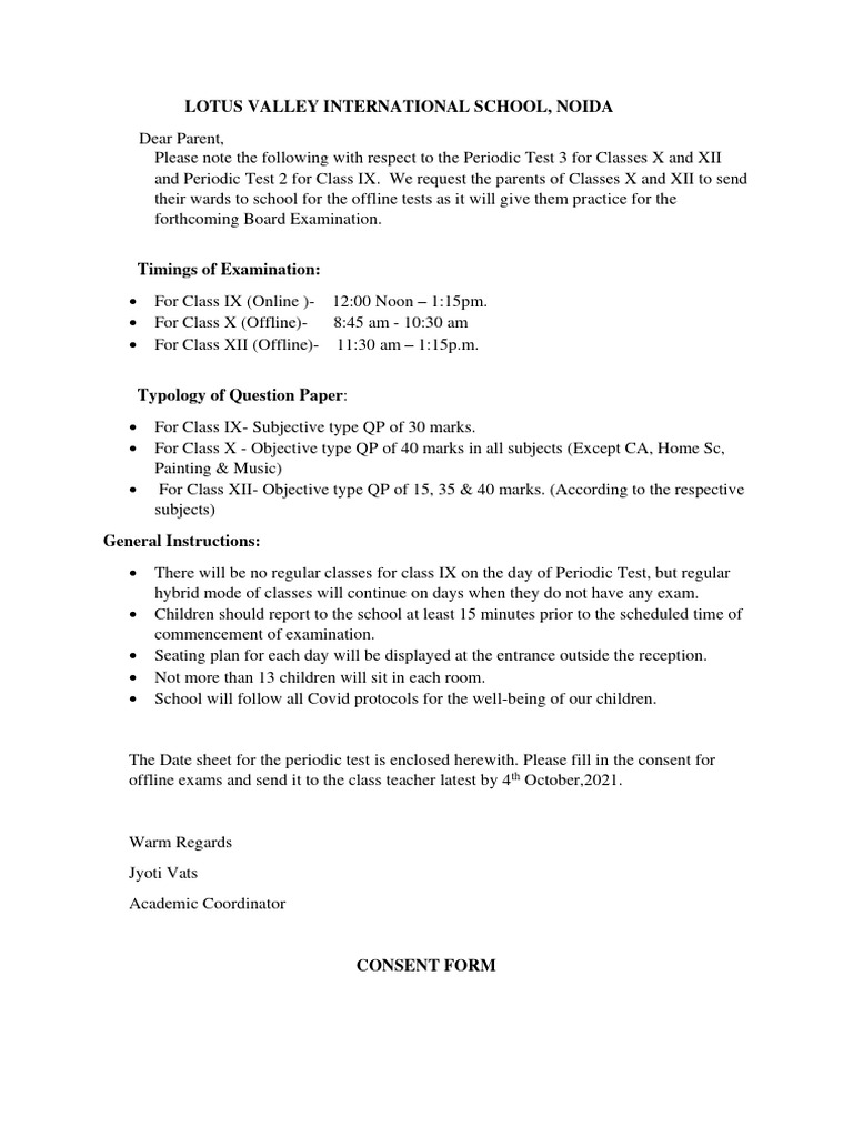 Circular For Exams PT 3 | PDF | Science