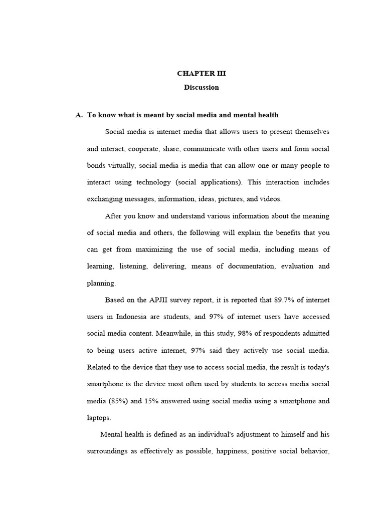 Chapter III | PDF | Social Media | Popular Culture & Media Studies