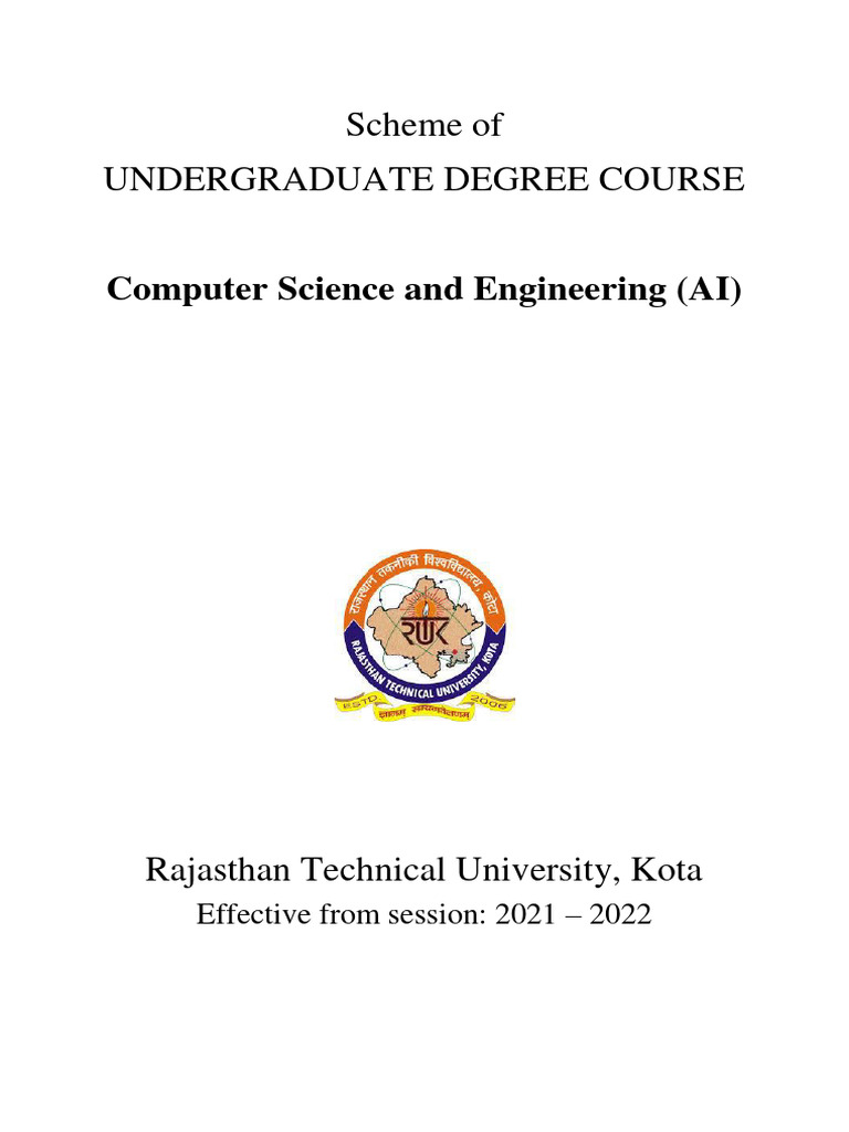 Cs (Ai) - III Sem - Scheme | PDF | Computer Science | Computing