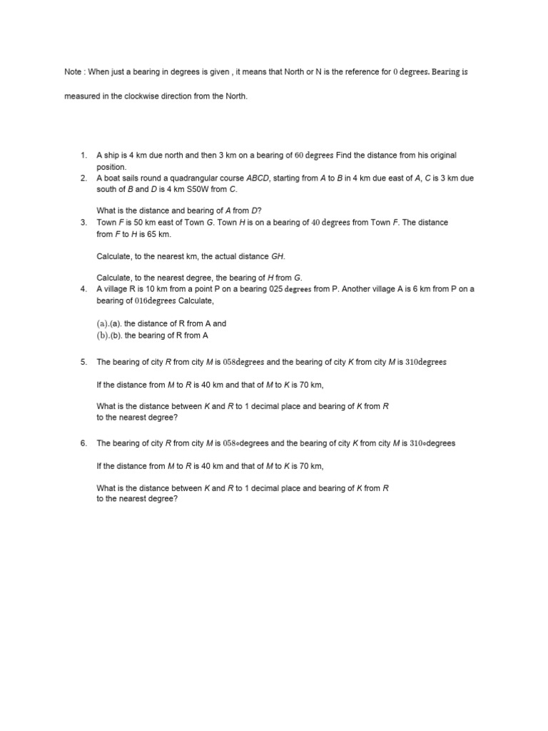 Question On Bearings | PDF