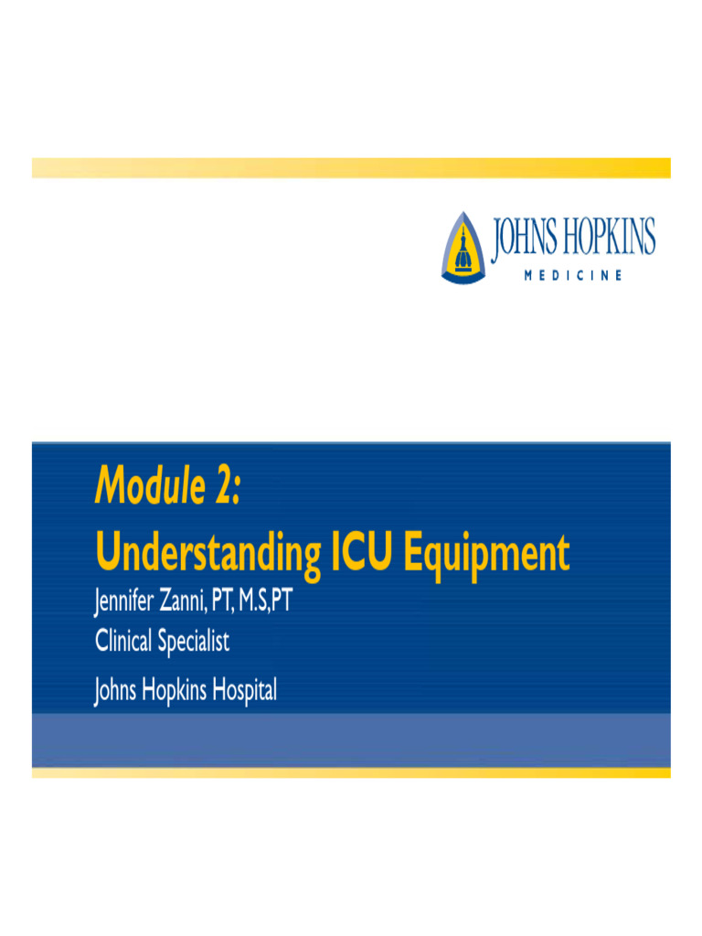ICU Equipment Essentials for Patient Care | PDF | Blood Pressure | Medicine