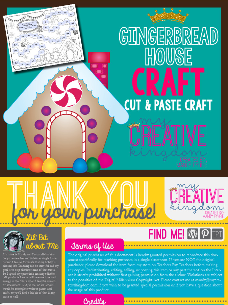 Gingerbread House: Craft | PDF | Human Communication
