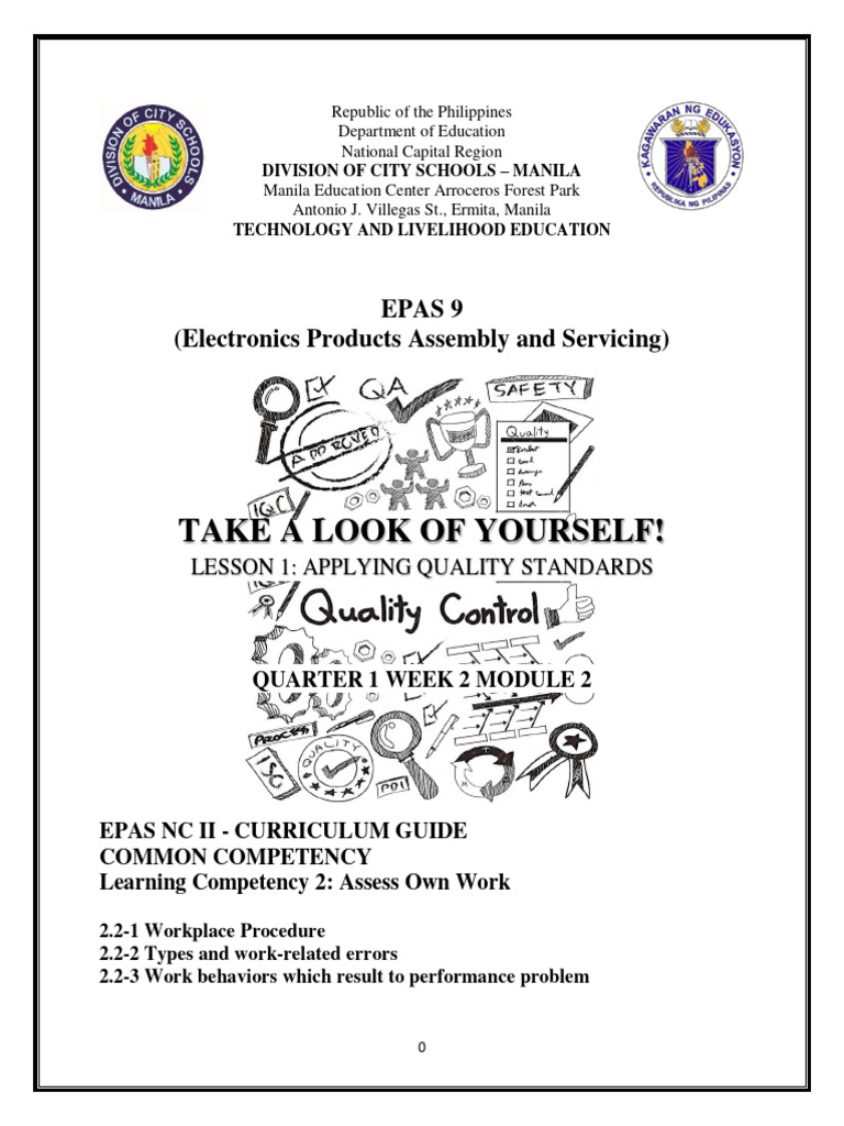 EPAS 9 - Q1 - W2 - Mod2 | PDF | Occupational Safety And Health