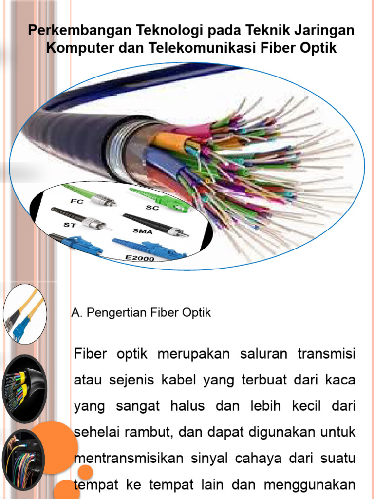 Perkembangan Teknologi Fiber Optik | PDF | Komputer