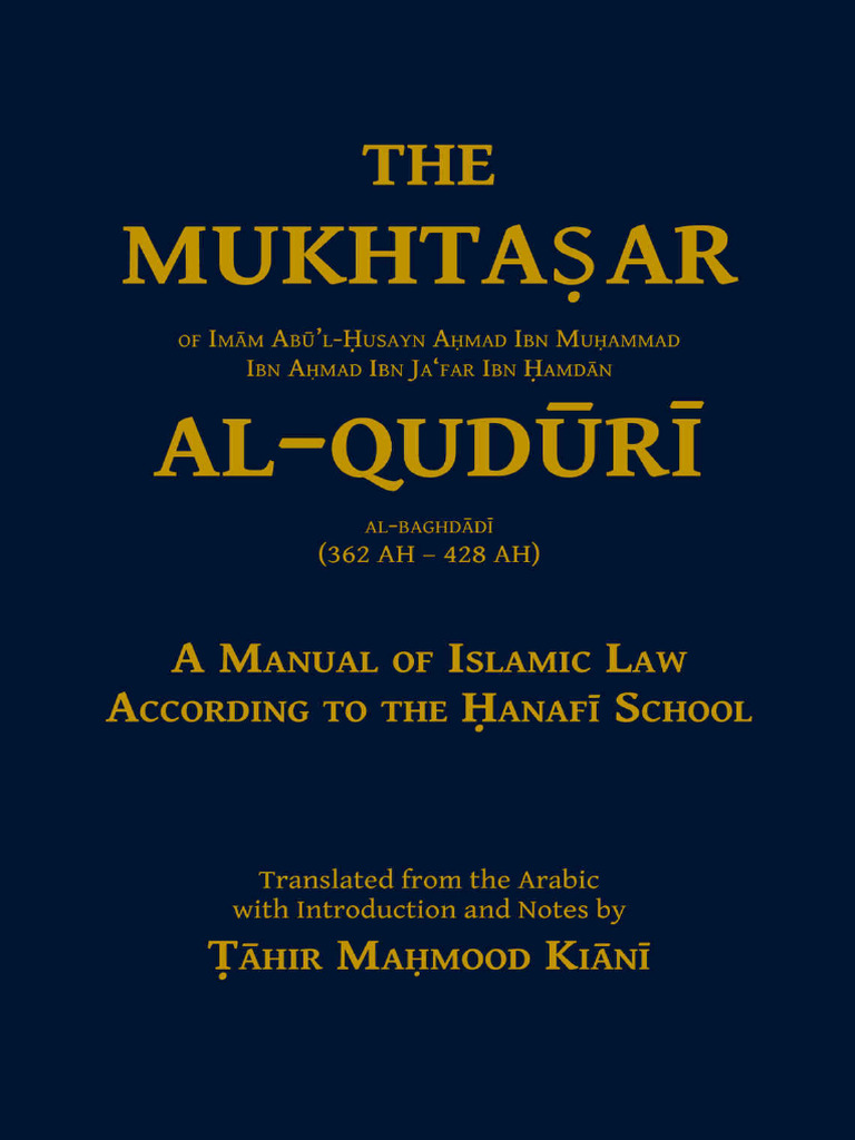 Mukhtasar Al Quduri | PDF | Muhammad | Hadith