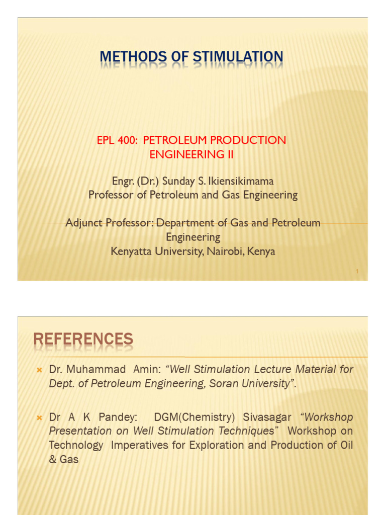 Well Stimulation | PDF | Emulsion | Petroleum Reservoir