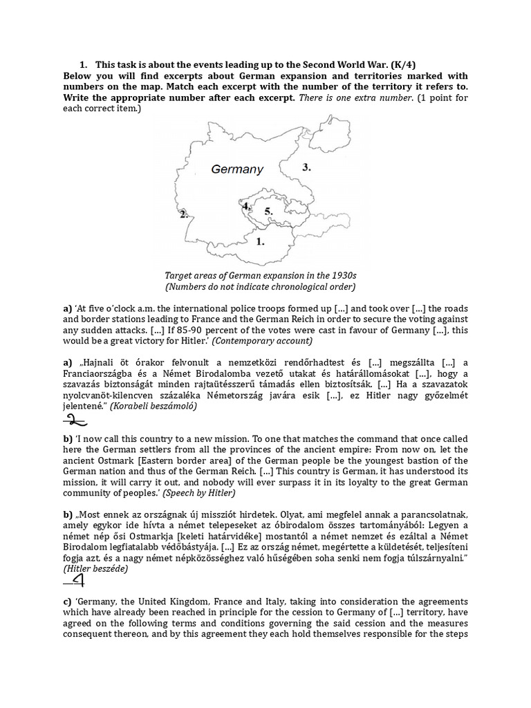 Hitler's Expansionist Vision | PDF | Nazi Germany | World War II