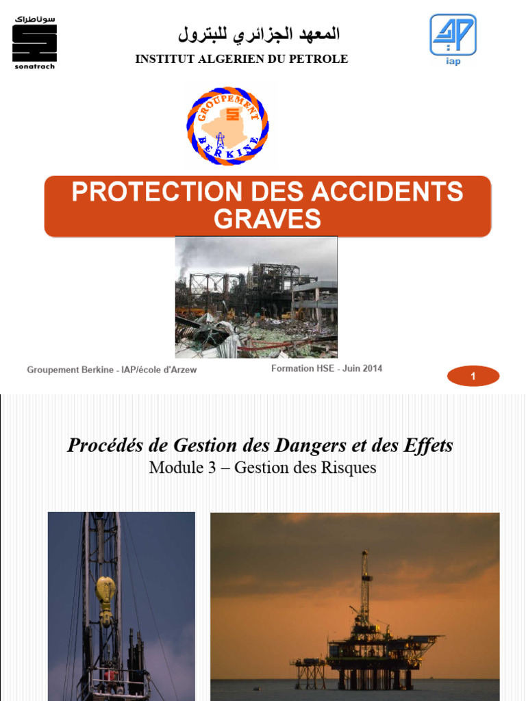 Protection Des Accidents Graves | PDF | Risque | Gestion des risques