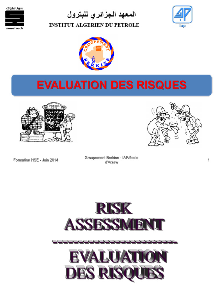Evaluation Des Risques | PDF | Risque