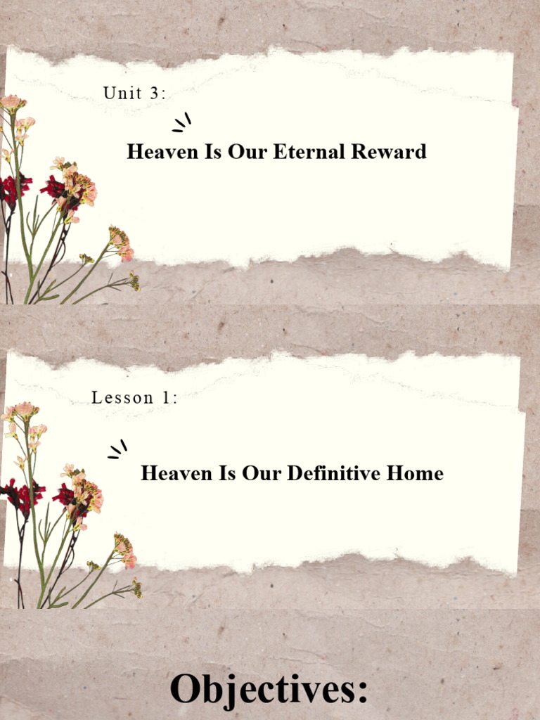 Lesson 2 Heaven | PDF | Eternal Life (Christianity) | Heaven