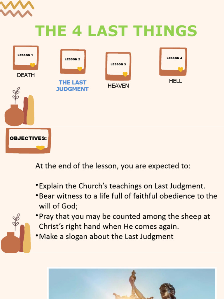 Understanding the Last Judgment in Christianity | PDF | Last Judgment ...