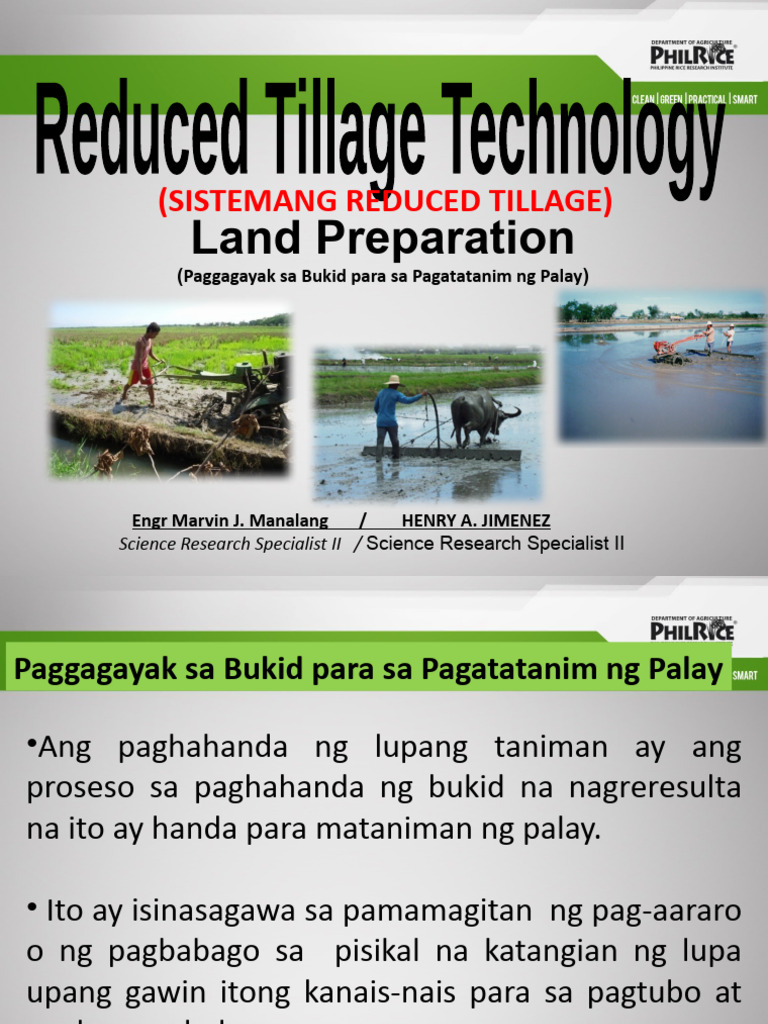 Reduced Tillage Technology | PDF