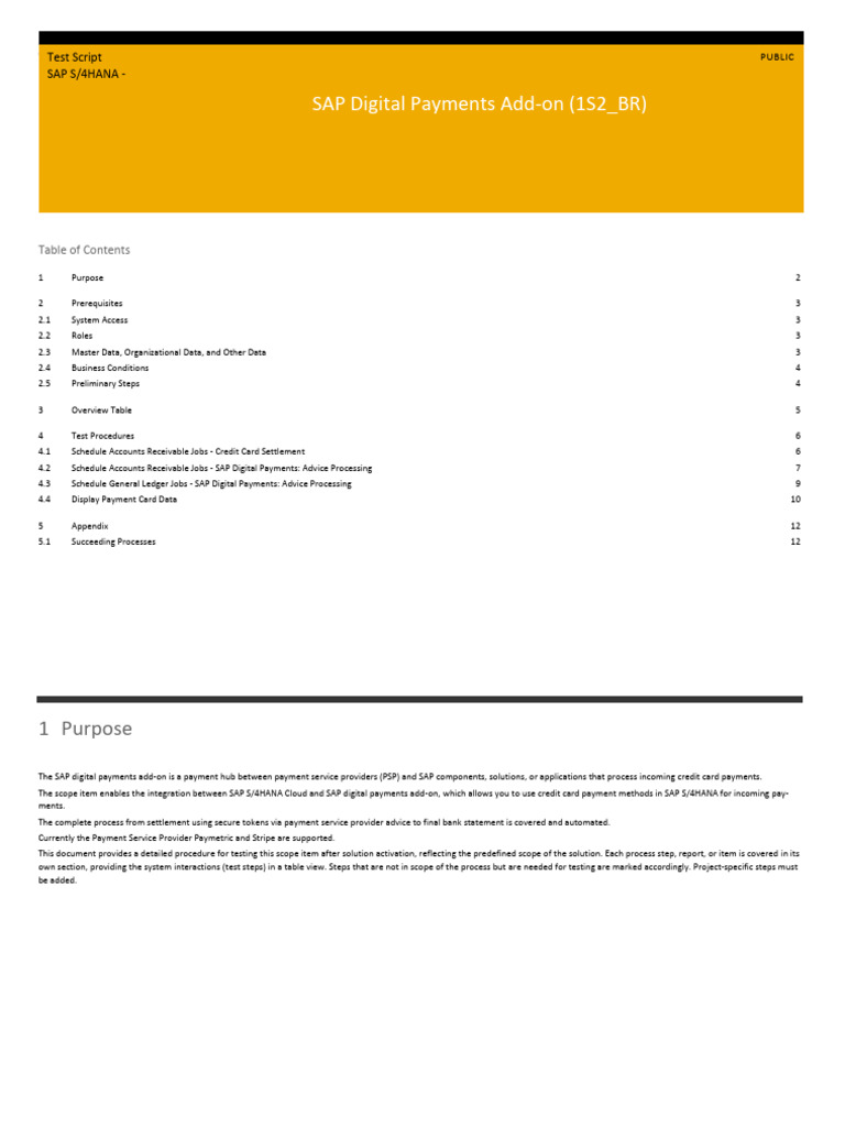 SAP Digital Payments | PDF | Credit Card | Payments