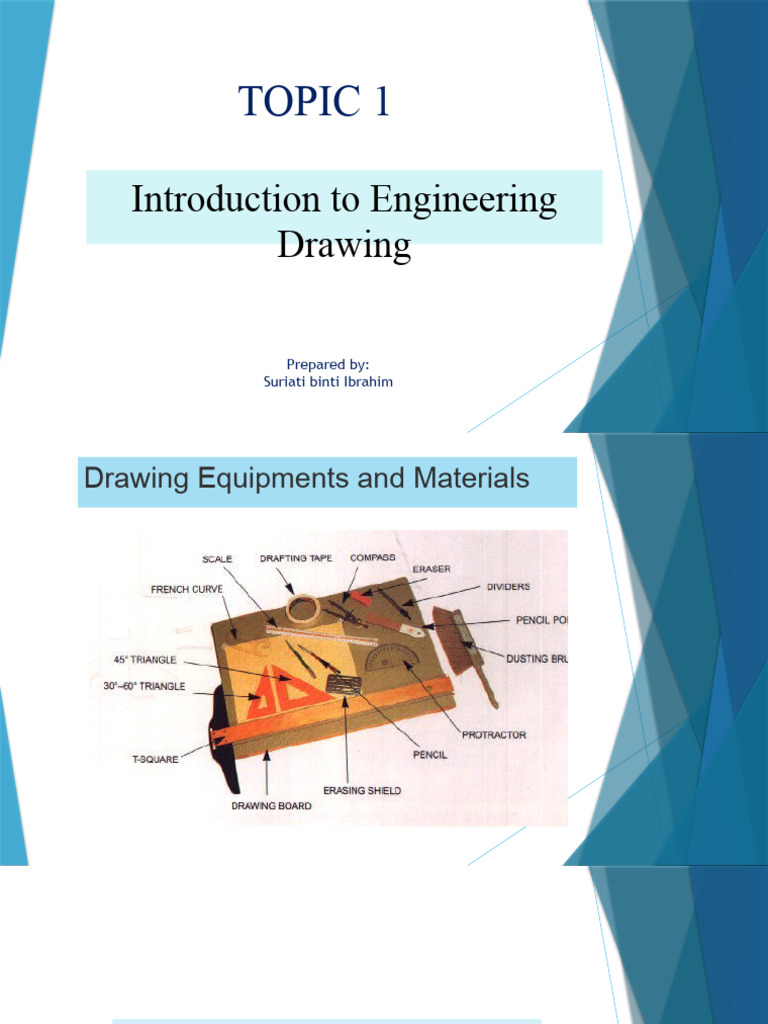 Topic I Introduction To Eng Drawing | PDF | Drawing | Equipment