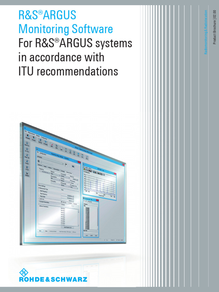 R&SARGUSMonitoring Software For R&SARGUSsystemsinaccordancewith ...
