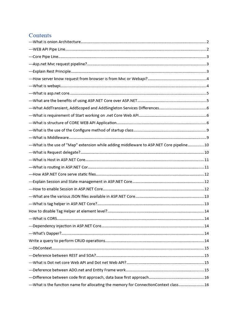 WebAPI Core | PDF | Representational State Transfer | Internet Information Services