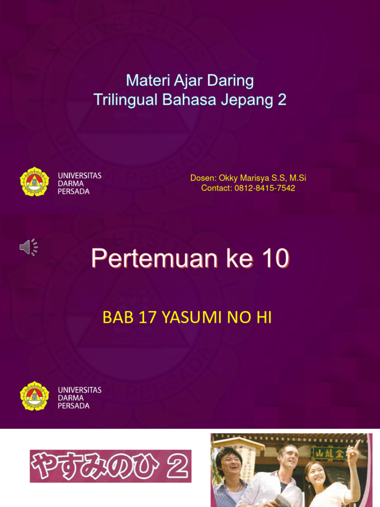 TM 11 Marugoto A1 Bab 17-1 | PDF | Game & Aktivitas