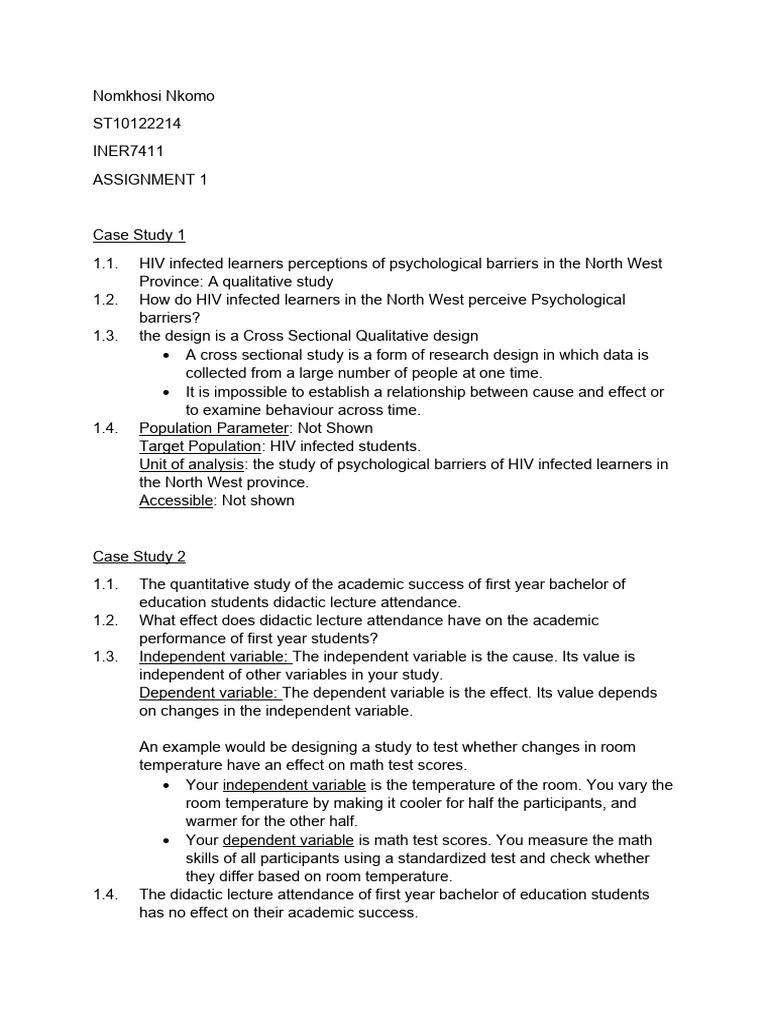 Nomkhosi Nkomo St10122214 Iner7411 Assinment | PDF | Teaching Mathematics | Teachers