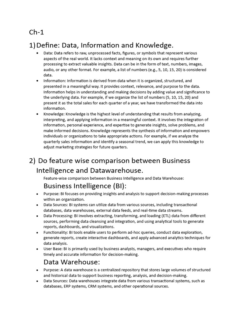 DMBI Sort | PDF | Data Warehouse | Metadata DMBI Sort | PDF | Data Warehouse | Metadata