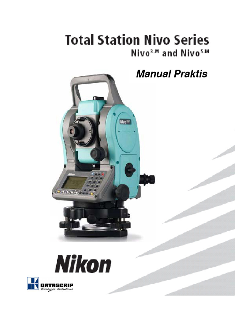 Panduan Total Station Nikon Nivo M | PDF